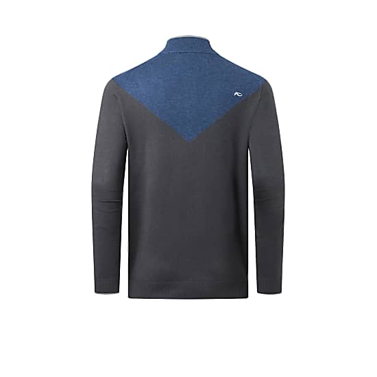 Kjus MEN KAY HALF-ZIP PULLOVER, Dark Dust - Atlanta Blue - Fast and ...