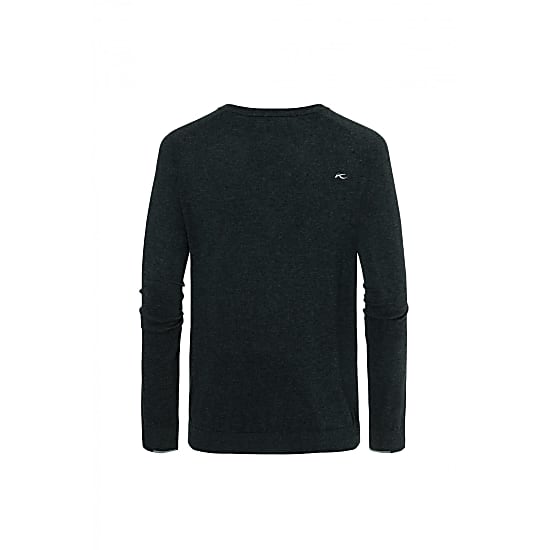 Kjus MEN KIRK V-NECK PULLOVER, Black Melange - Kollektion 2020 ...