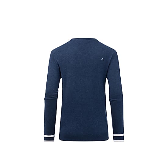 Kjus MEN KAY V-NECK PULLOVER, Atlanta Blue - Wintersky - Fast and cheap ...